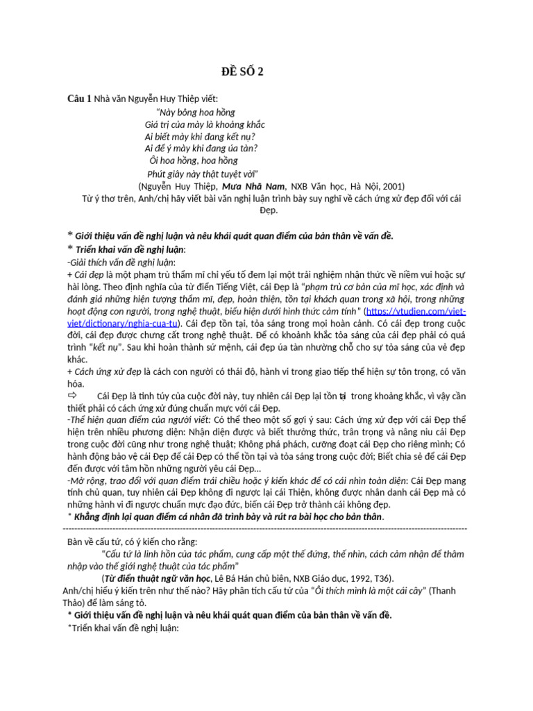 đề ôn HSG 2 | PDF