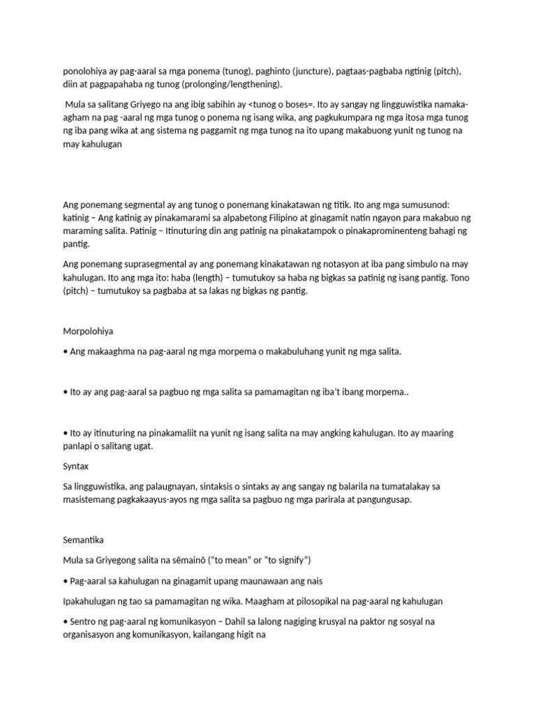 Filipino | PDF