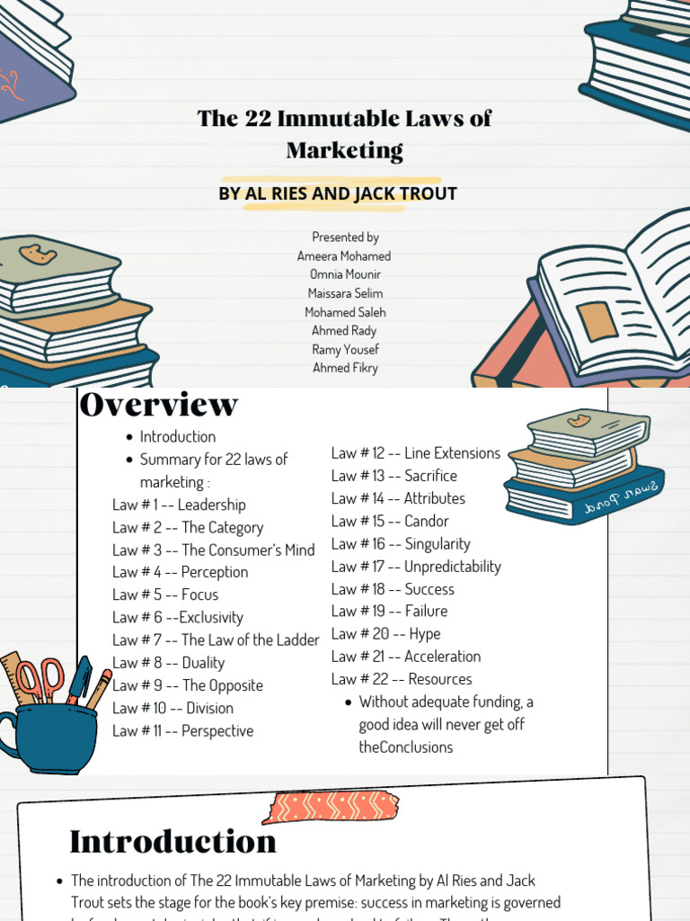 The 22 Immutable Laws of Marketing | PDF | Brand | Marketing