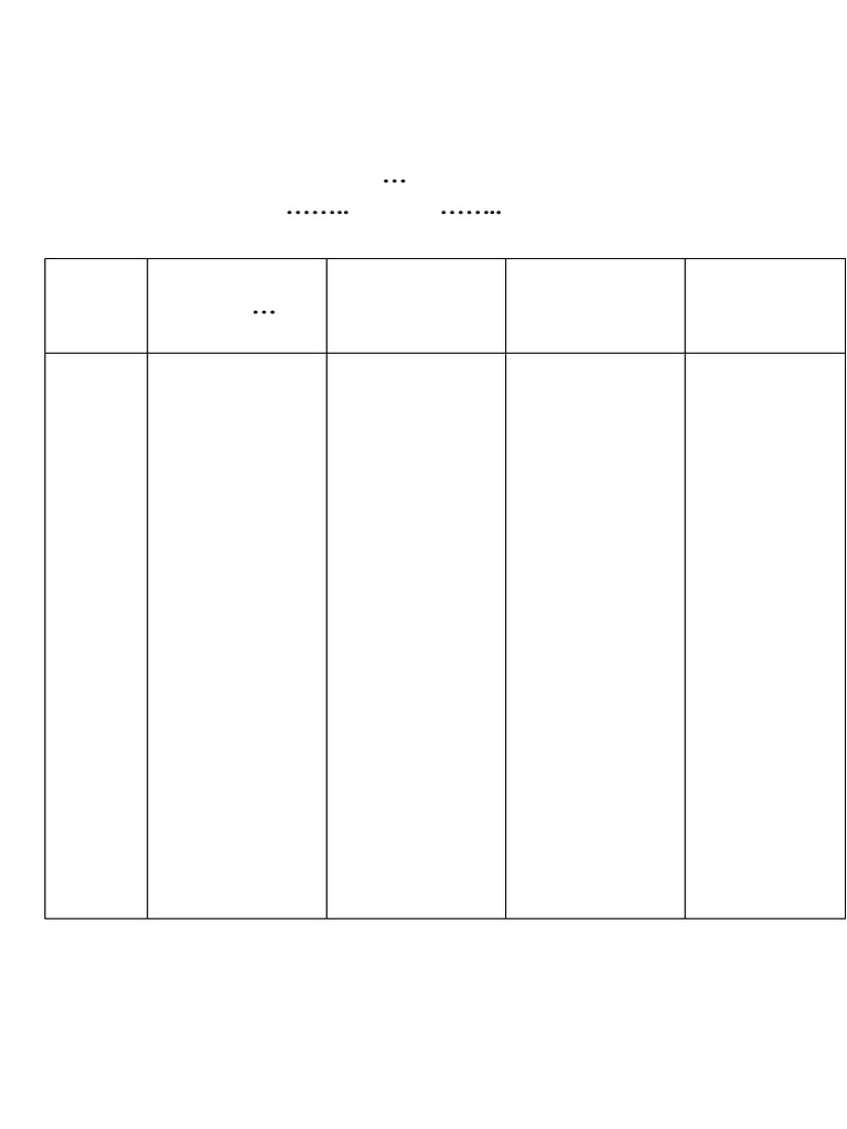 Weekly Lesson Plan Pdf