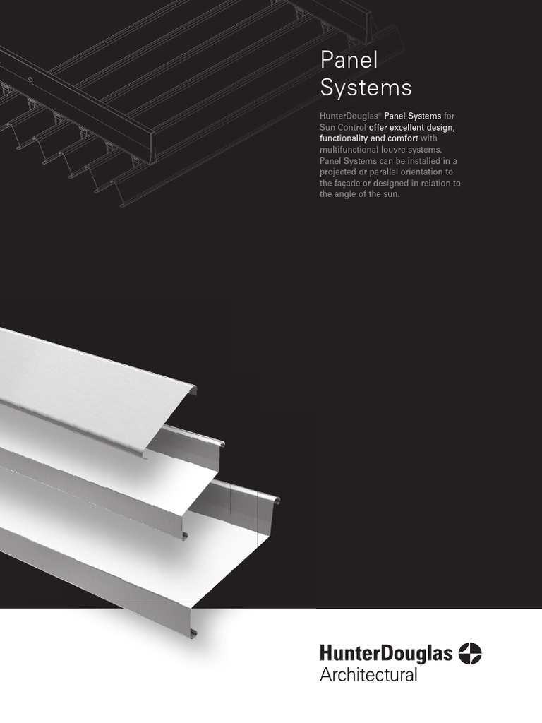Sun control -Panel Systems | PDF | Wall | Extrusion