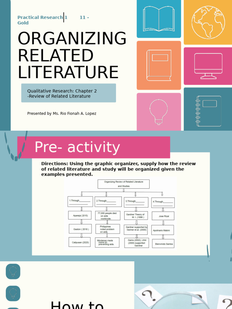 PR1 - Module 4 - Organizing Related Literature | PDF | Methodology | Concept