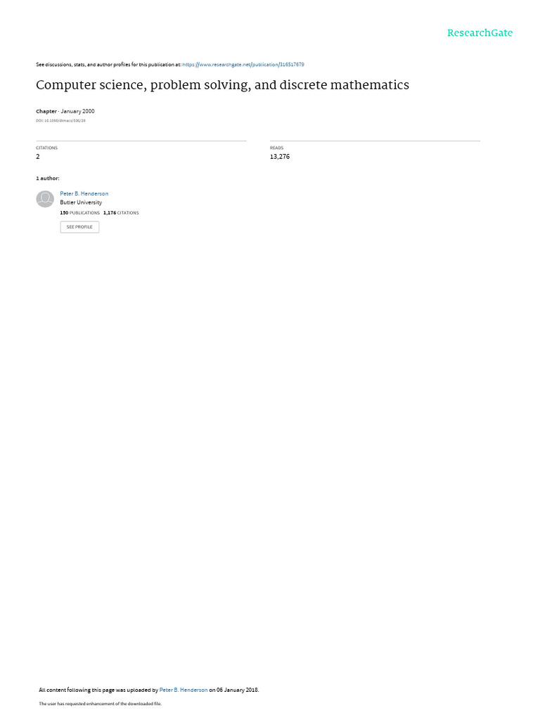 Discrete Mathematics in Computer Science | PDF | Mathematics | Recursion