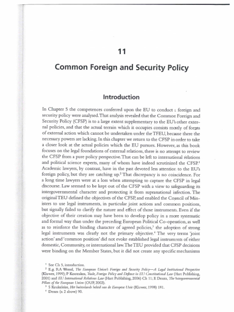 03 - CFSP (E11) | PDF