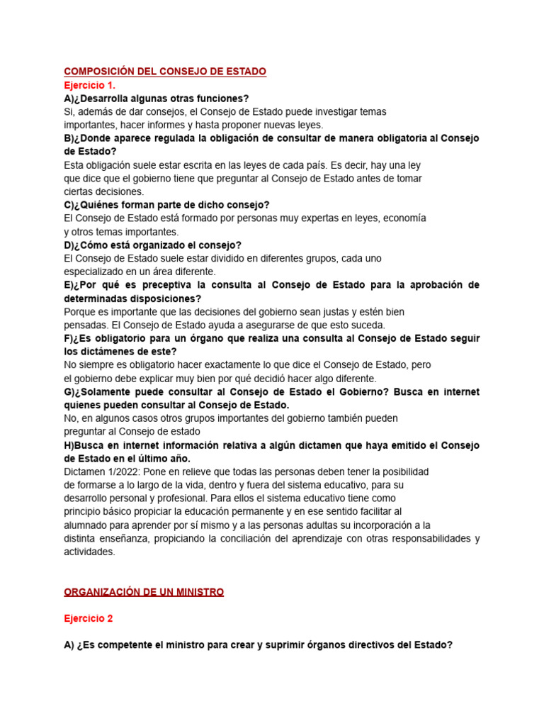 Casos Finales 2 | PDF | Ministerio (Departamento de Gobierno) | Estado (política)