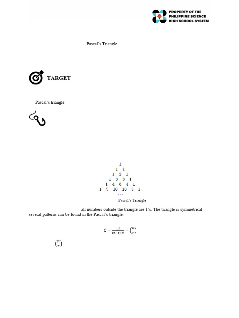 Binomial Expansion Using Pascal's Triangle | PDF | Combinatorics | Elementary Mathematics
