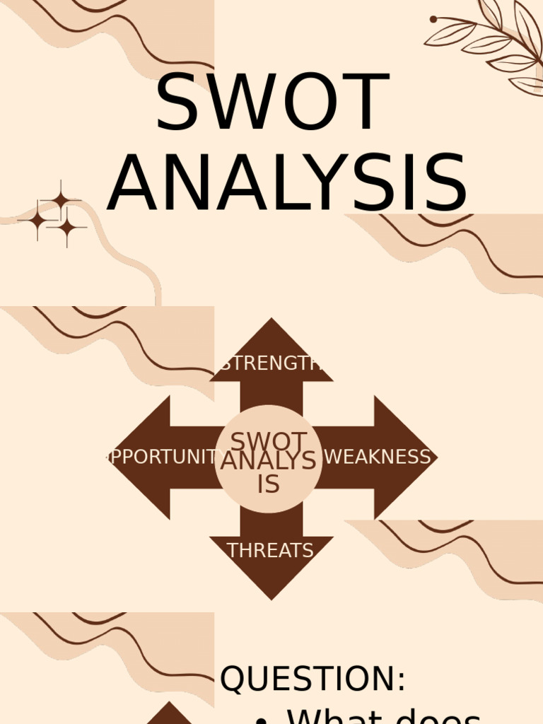 Importance of SWOT Analysis Explained | PDF | Swot Analysis | Business