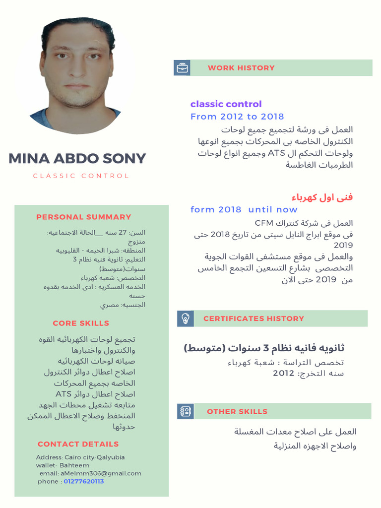 CV Mina Abdo22 | PDF