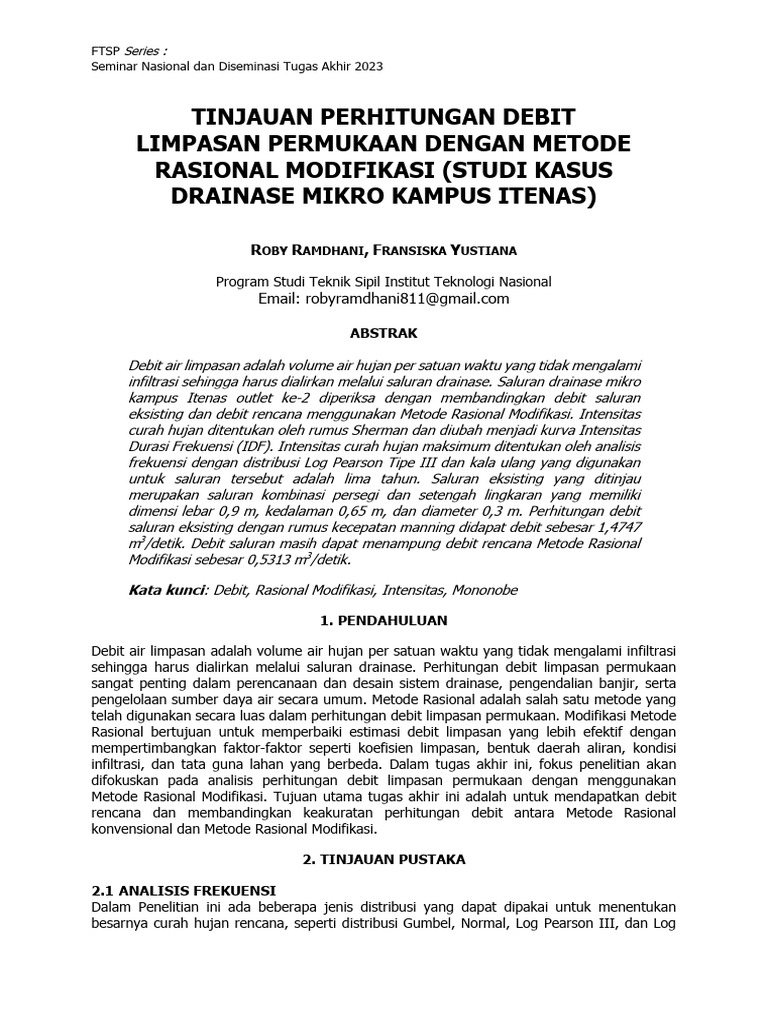 Tinjauan+Perhitungan+Debit+Limpasan+Permukaan+Dengan+Metode+Rasional ...