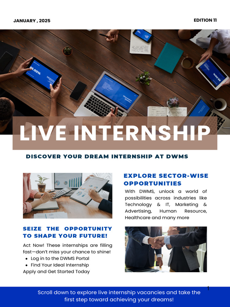 Explore Live Internship Opportunities | PDF | Internship | Job Hunting