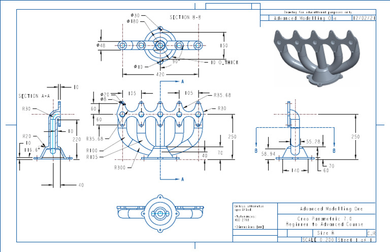 Advanced Modelling One ENG DRW-1 | PDF