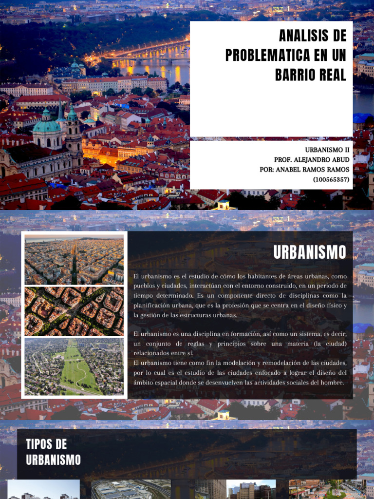 Urbanismo p.1, Anabel Ramos | PDF | Urbanismo | Barrio