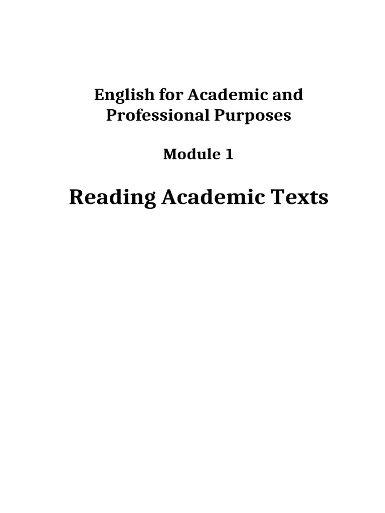 EAPP_LESSON 1_ACADEMIC TEXT | PDF | Thesis | Essays