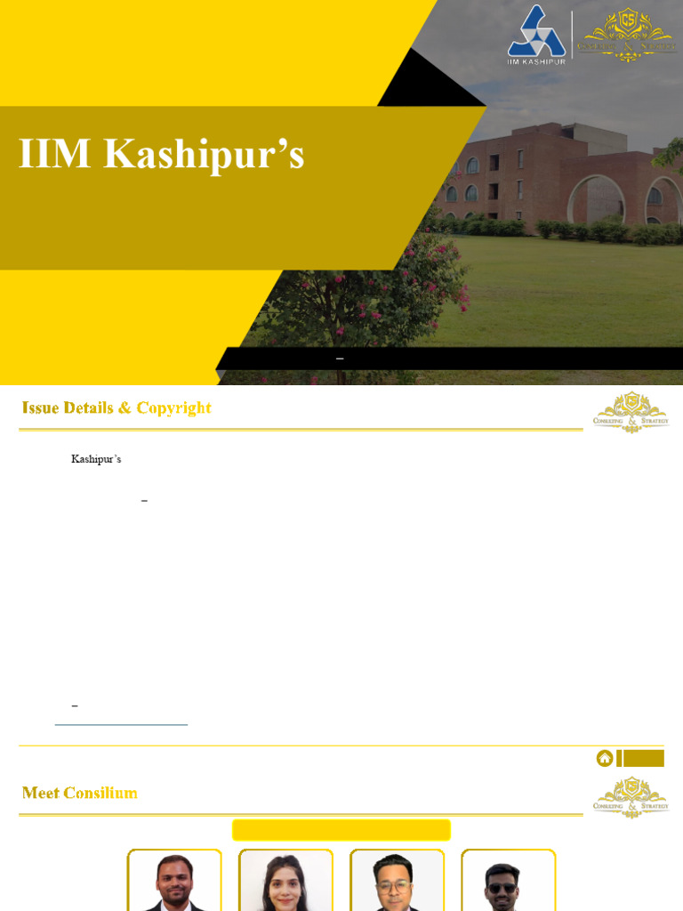 IIM Kashipur's Consulting Casebook 2025 | PDF | Retail | Strategic Management