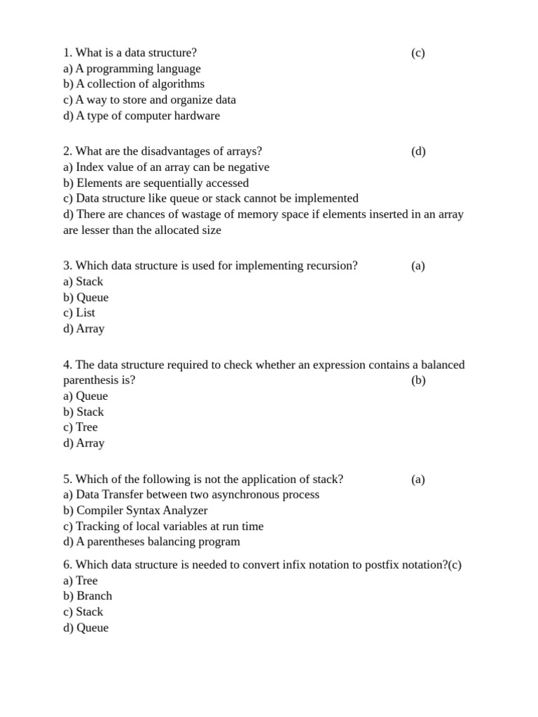 Database MCQS | PDF | Queue (Abstract Data Type) | Computer Science
