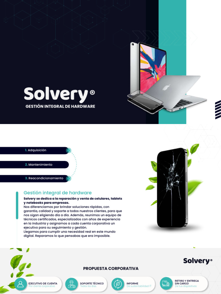 Solvery Sustentabilidad | PDF | Soporte técnico | Tableta