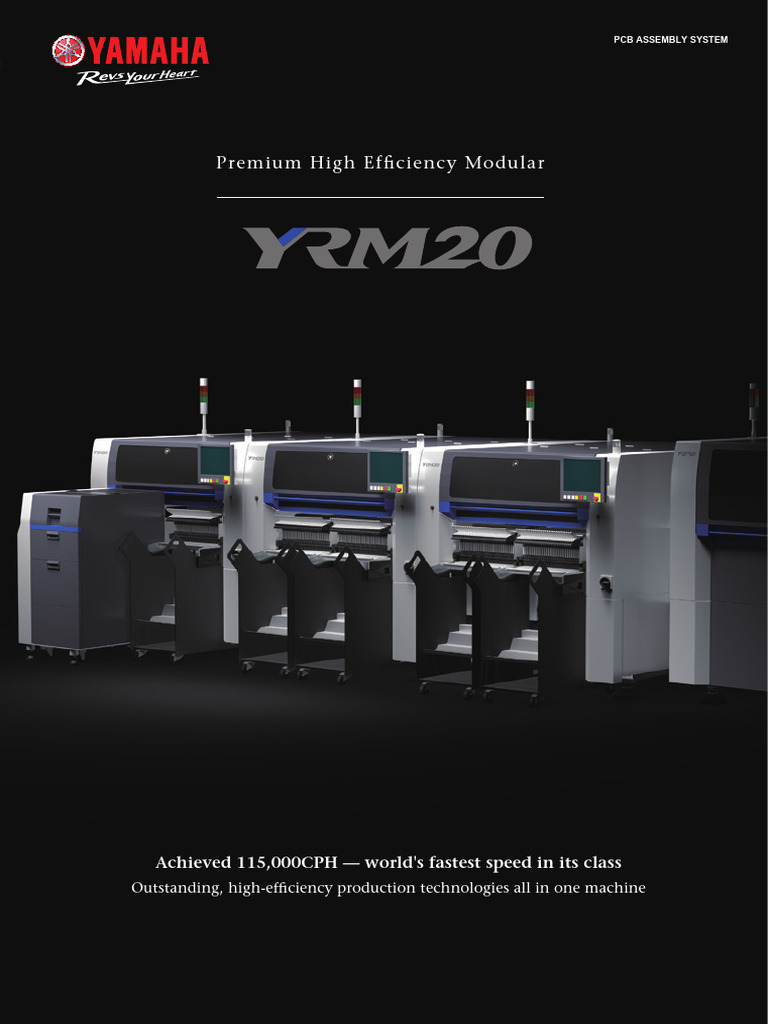 Yamaha YRM20: High-Efficiency Mounter | PDF | Printed Circuit Board ...