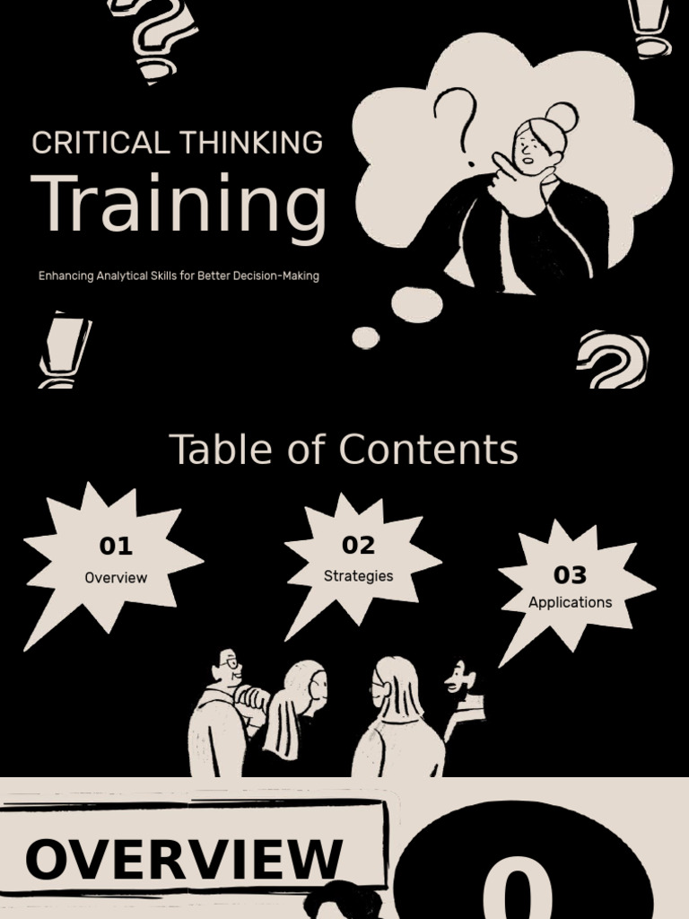 Critical Thinking Training Guide | PDF | Cognitive Psychology | Human Communication