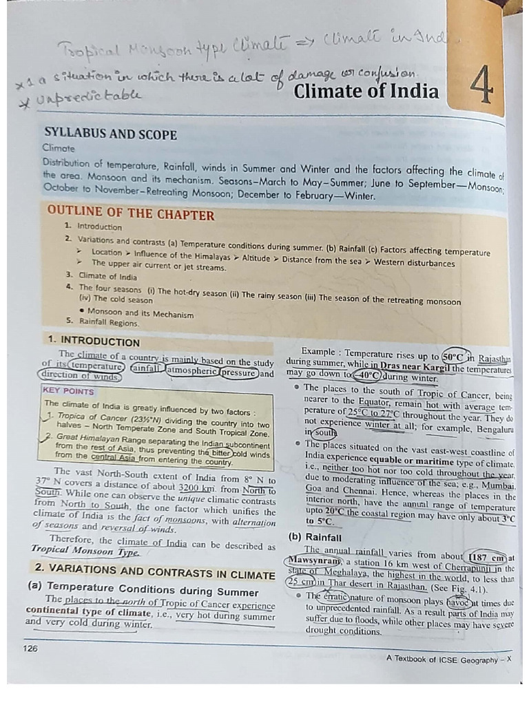 Climate of India | PDF