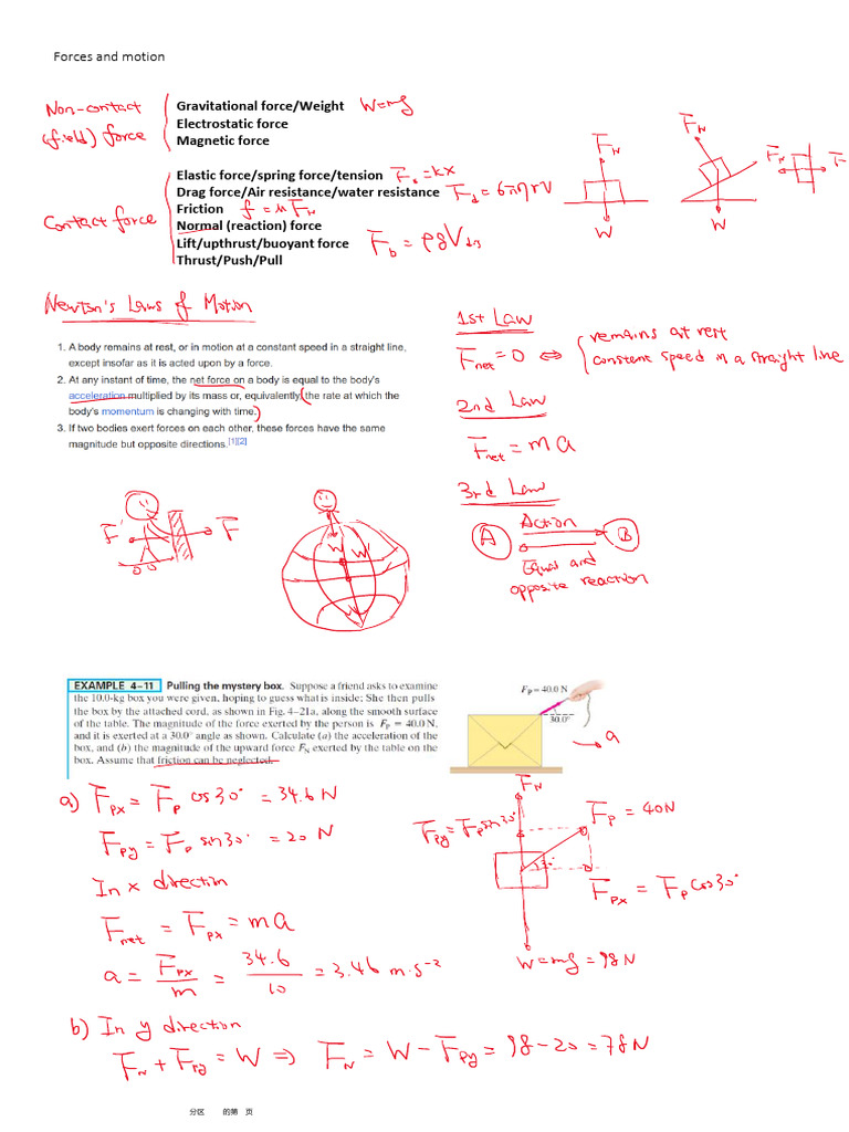 Forces and Motion | PDF