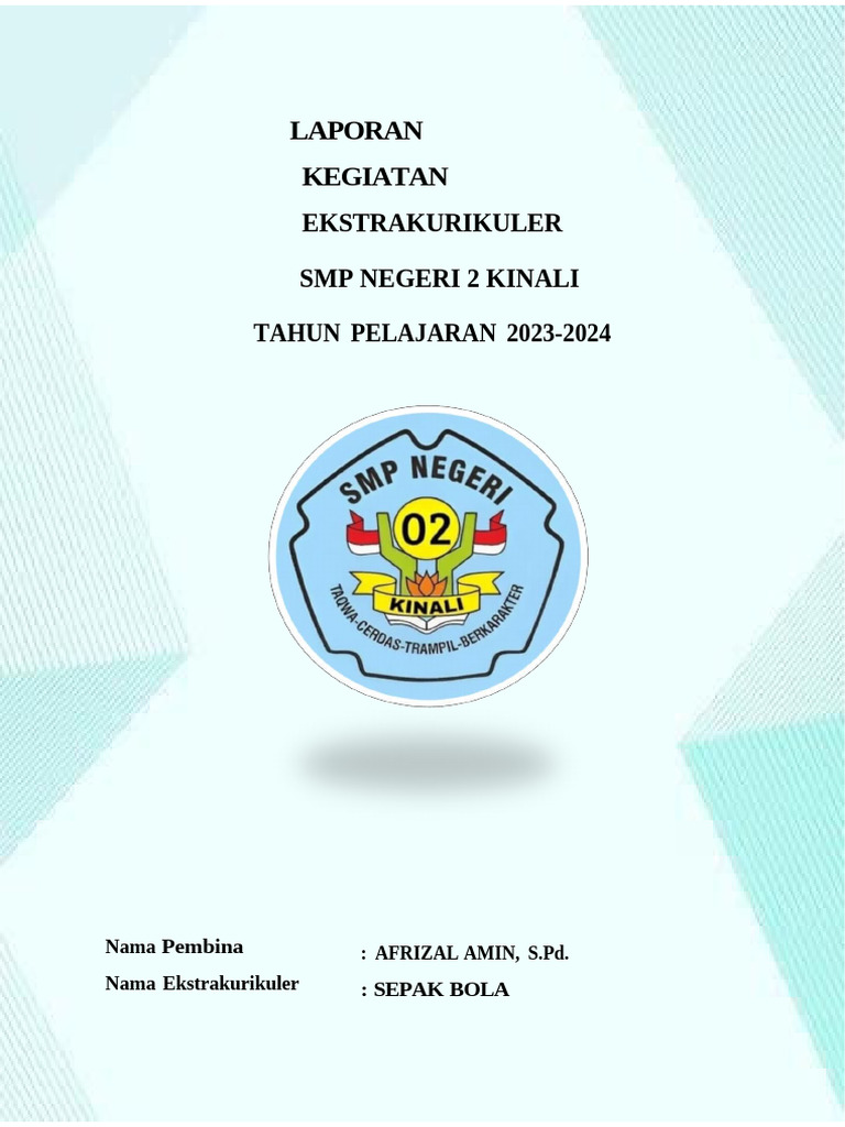 Laporan Eskul Sepak Bola | PDF