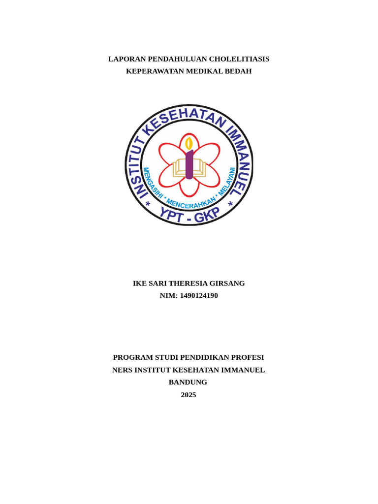E. PPN KMB LP dan LK KOLELITIASIS | PDF