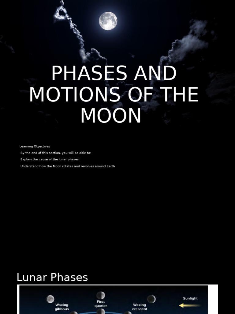 Moon Phases & Tides Explained | PDF