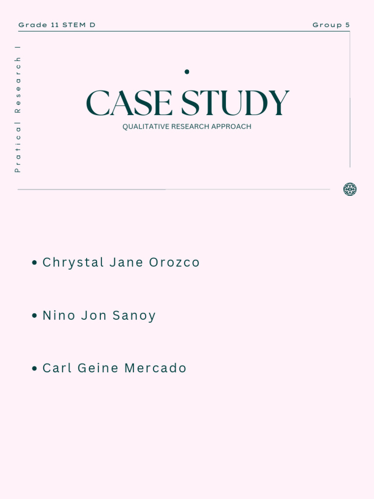 csstdy | PDF | Case Study | Science