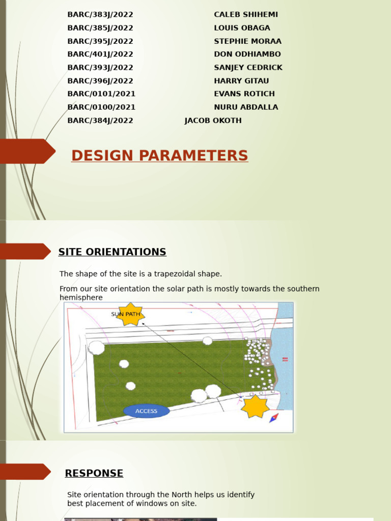 Design Parameters d1 | PDF | Natural Environment | Human Impact On The ...