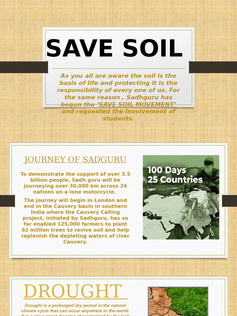 Save Soil: A Global Movement | PDF