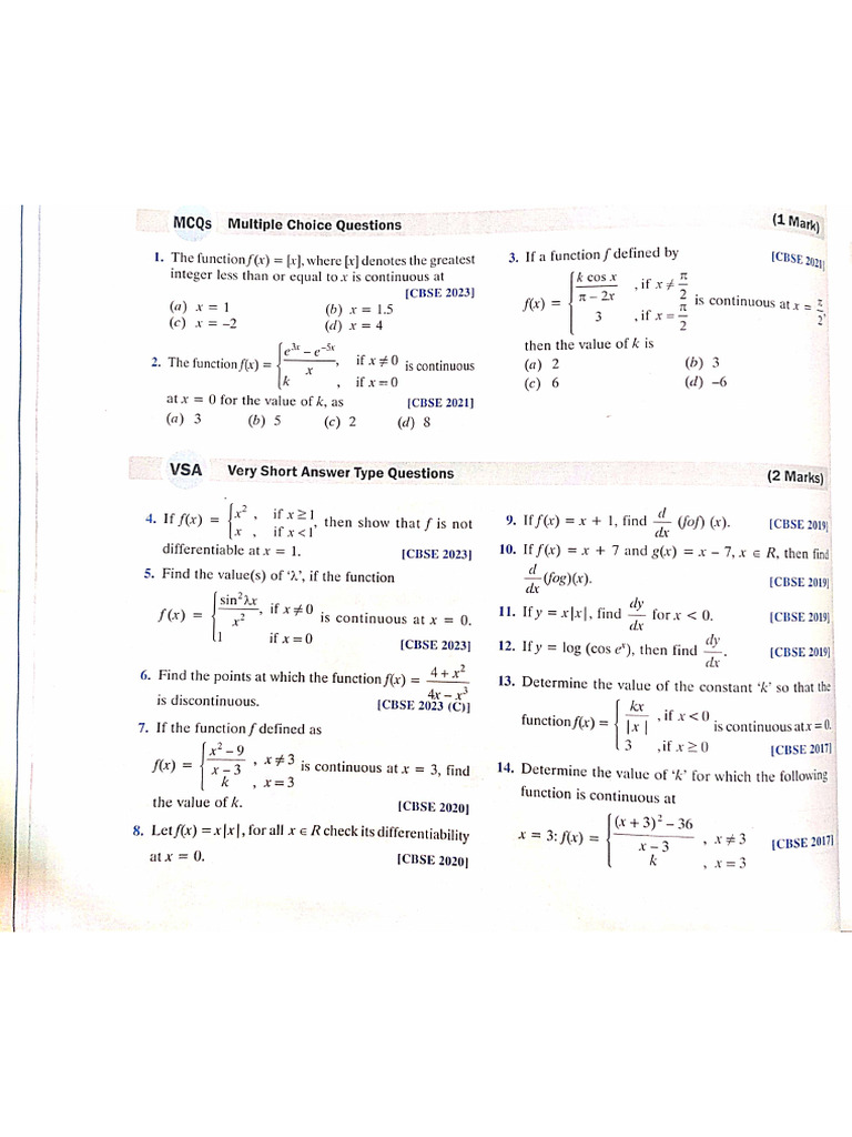 Con and Diff Que | PDF