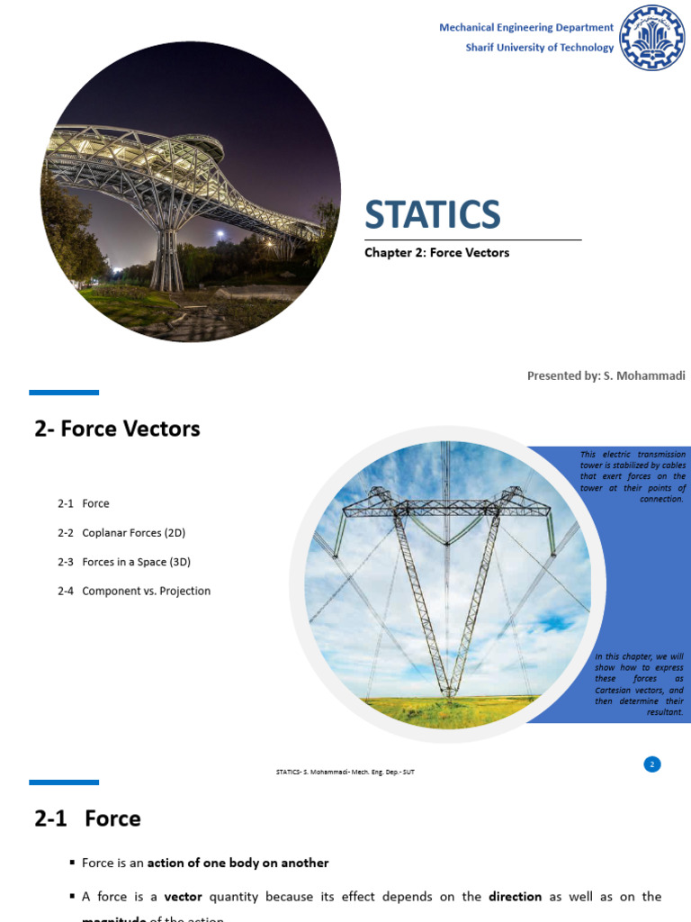 Statics Ch2 Force - Vectors SM | PDF | Force | Euclidean Vector