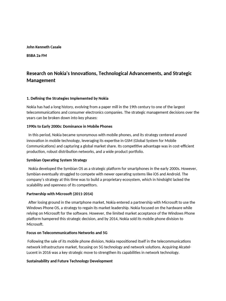 Nokia Strat | PDF | Nokia | Smartphone