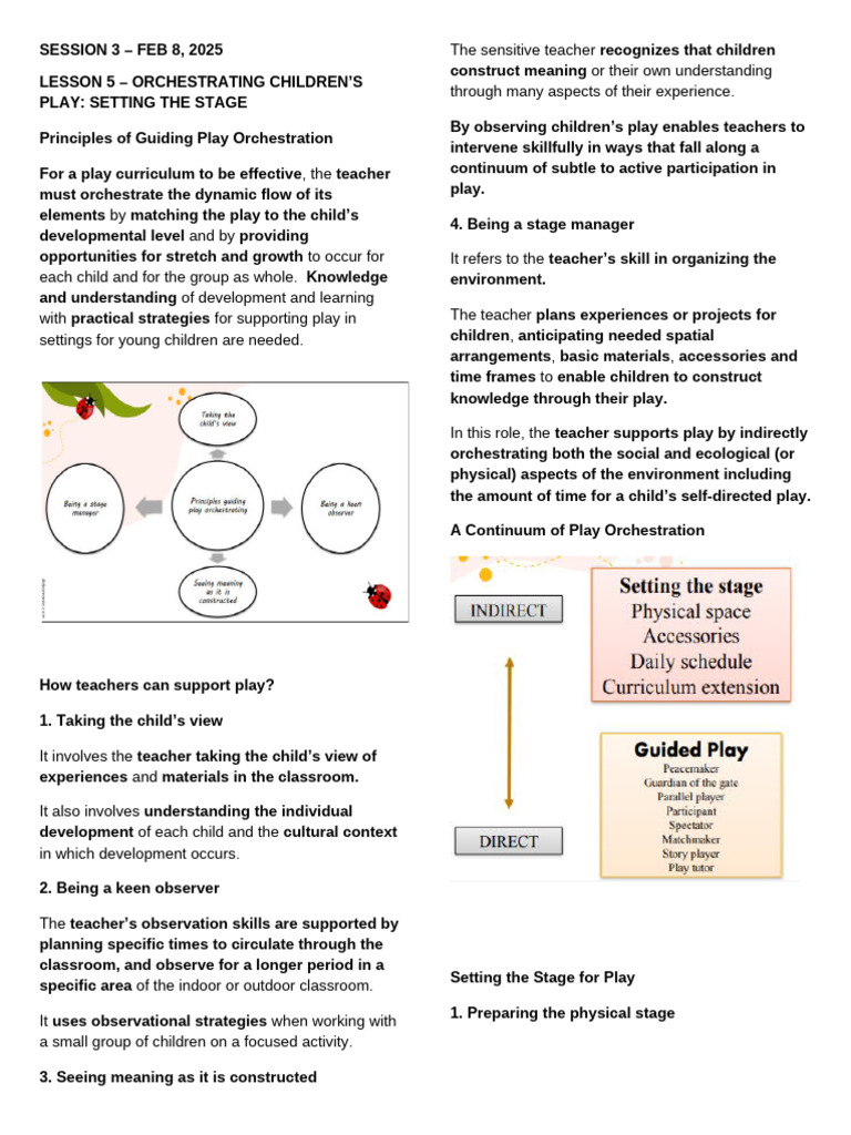 Lesson 5 | PDF | Teachers | Classroom