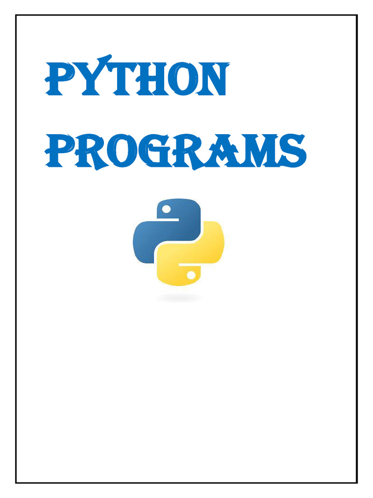 Pythhon Project 123 | PDF