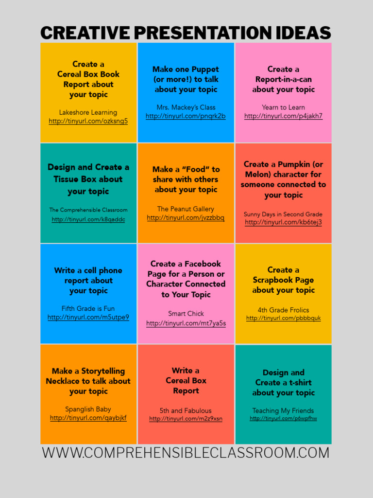 creative-presentation-ideas | PDF