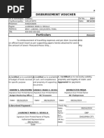 Disbursement Voucher Form (SK) | PDF | Payments | Bookkeeping
