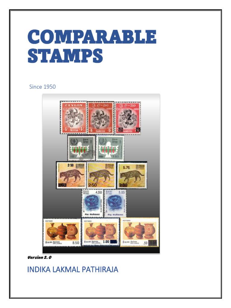 Sri Lanka Stamps Price List 1950-2007 | PDF | Sri Lanka