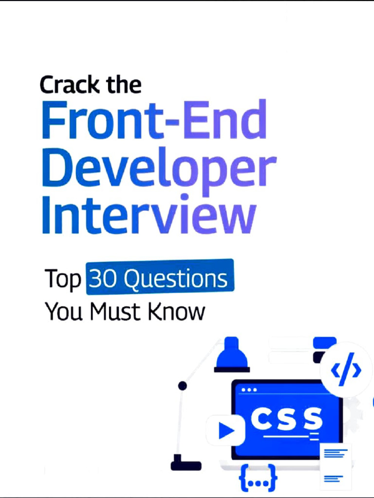 30 Interview Question of Frontend Developer | PDF