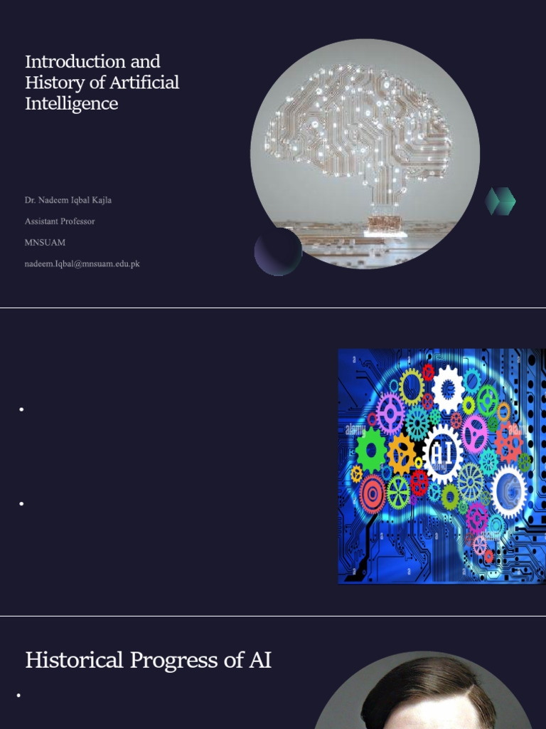 1-Introduction and History of Artificial Intelligence | PDF ...