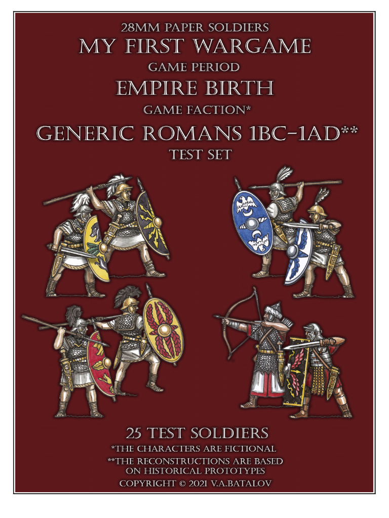 Empire Birth. Roman Legions 1BC 1AD. Test Set. | PDF | Ancient Rome ...
