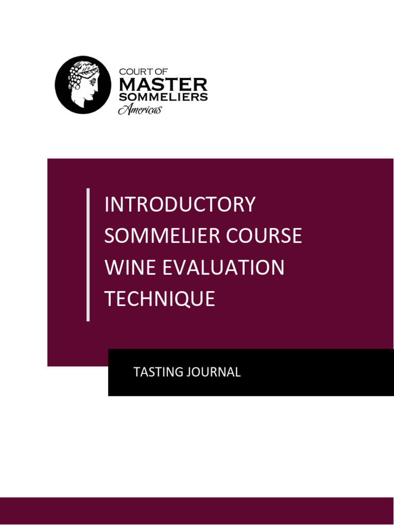 Intro Sommelier Wine Guide | PDF | Wine | Phenolic Content In Wine