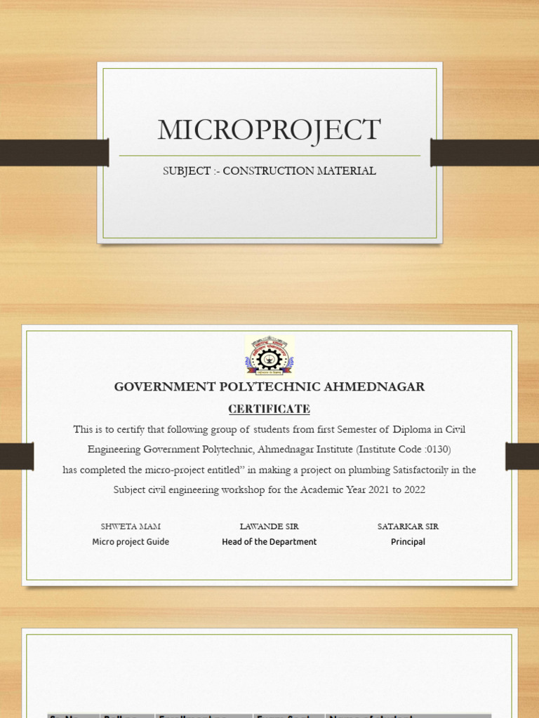 Microproject Cma Sem2 | PDF