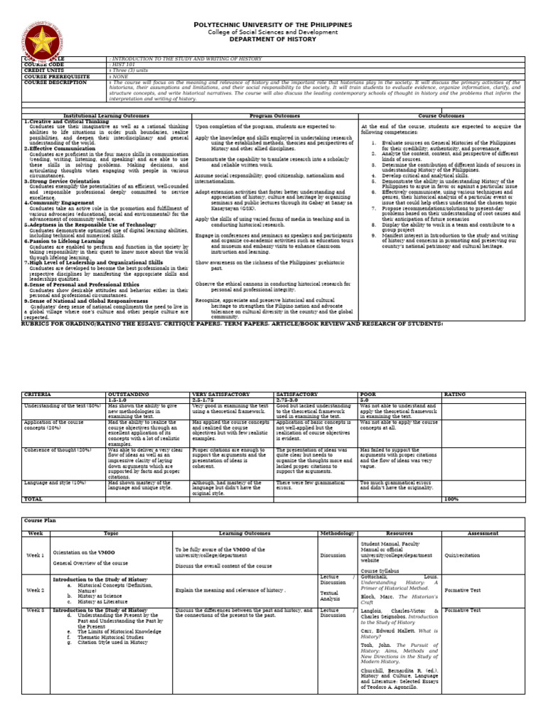 Introduction to Historical Studies | PDF | Thought | Critical Thinking