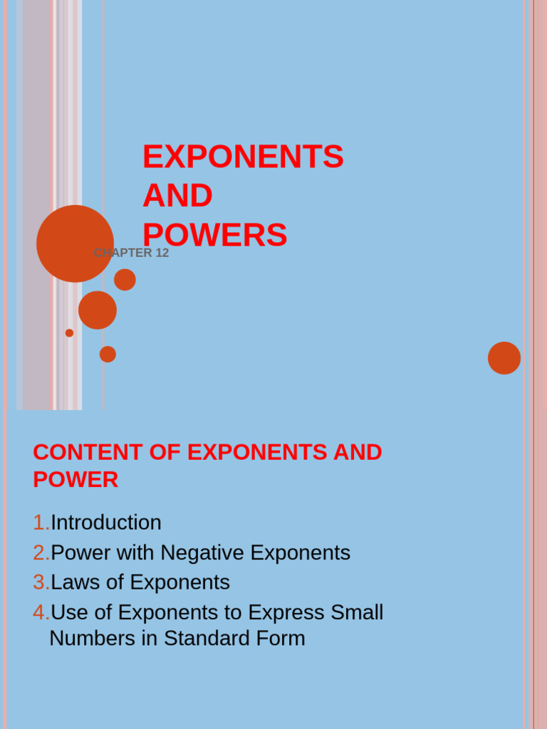 Understanding Exponents and Powers | PDF