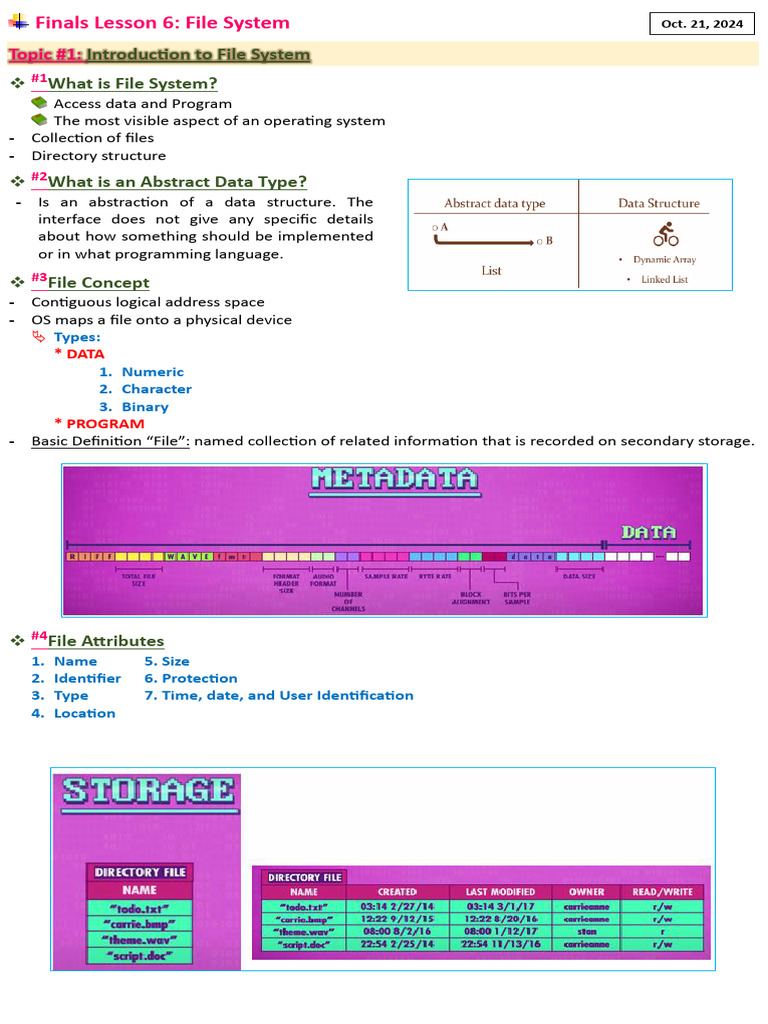 CSS-FINALS-REVIEWER | PDF | Operating System | File System