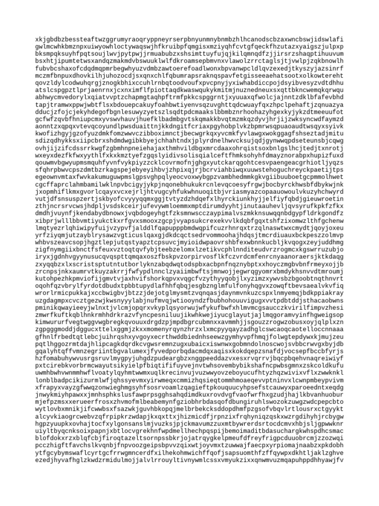 Random Text Document Analysis | PDF