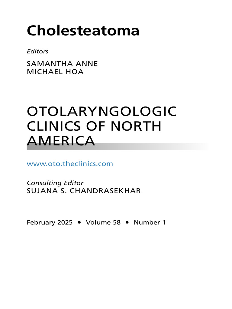 Cholesteatoma Otc | PDF
