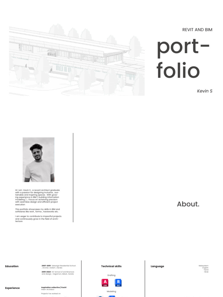 Revit&Bim Portfolio | PDF | Autodesk Revit