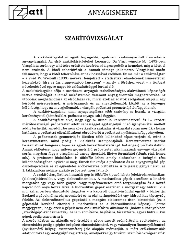 Szakitovizsgalat Sillabusz | PDF